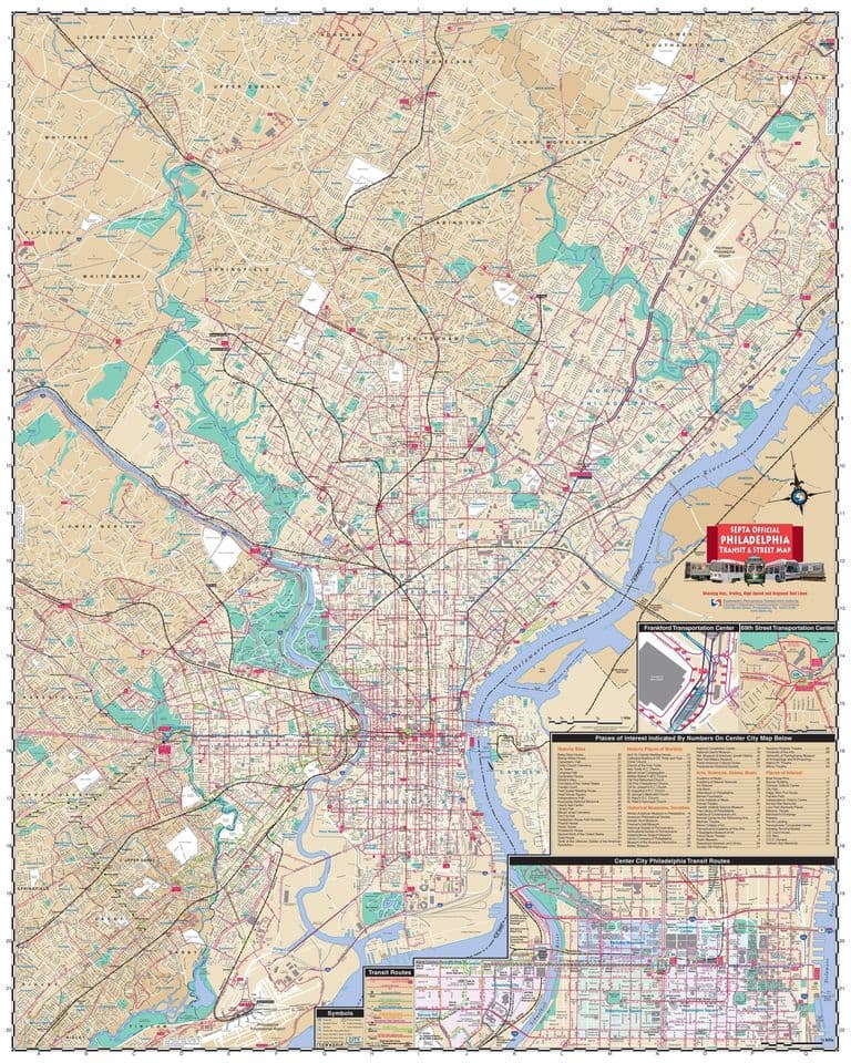 Philadelphia city map | Philadelphia Map 360